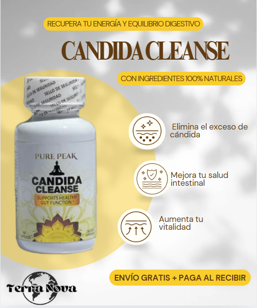 🌿 CÁNDIDA CLEANSE ORIGINAL 🍄 60 CÁPSULAS – TerraNova